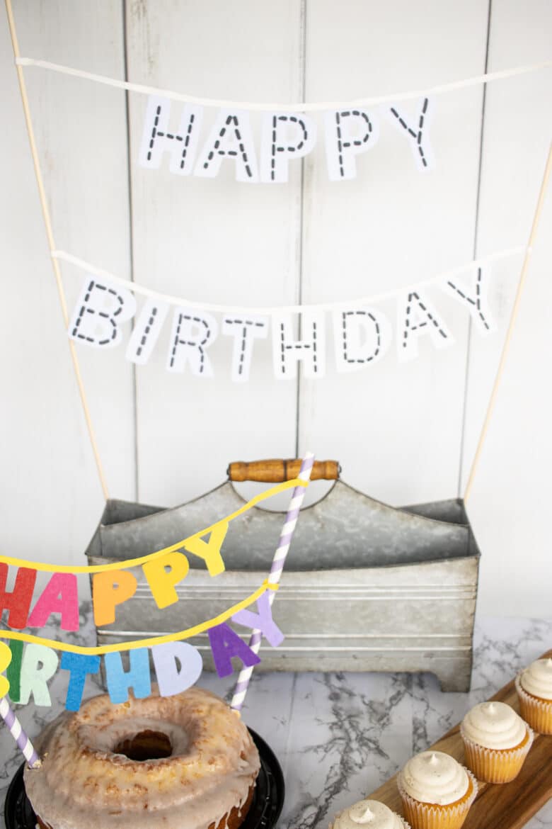 DIY Table Top Birthday Sign - Life Sew Savory