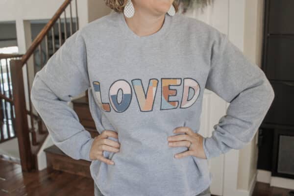 Reverse Applique Sweatshirt tutorial - Life Sew Savory