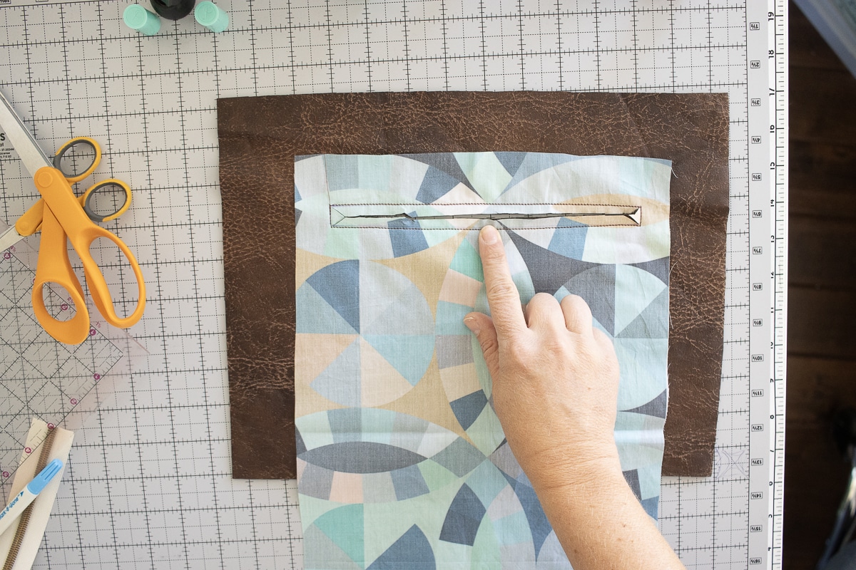 How to sew a zipper pocket - for bag making - Life Sew Savory