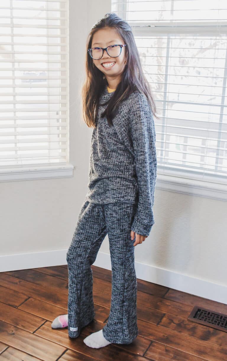 Matching Sweater Set with free sewing patterns - Life Sew Savory