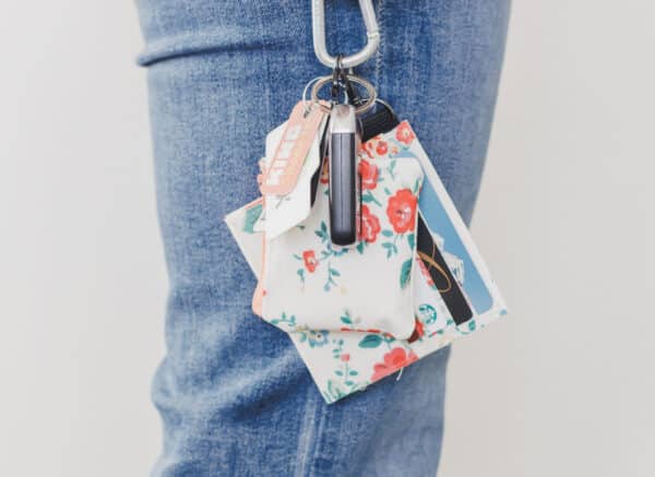 Keychain card wallet free sewing pattern - Life Sew Savory