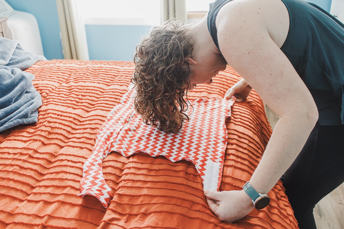 Curly Hair Plop Towel Sewing tutorial - Life Sew Savory