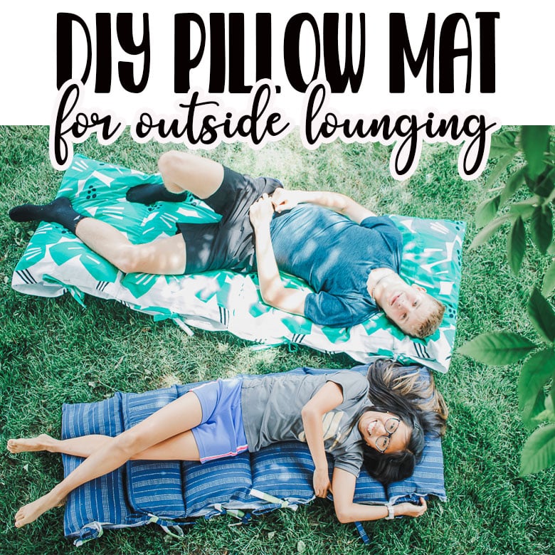 How to sew a DIY pillow mat/bed - Life Sew Savory