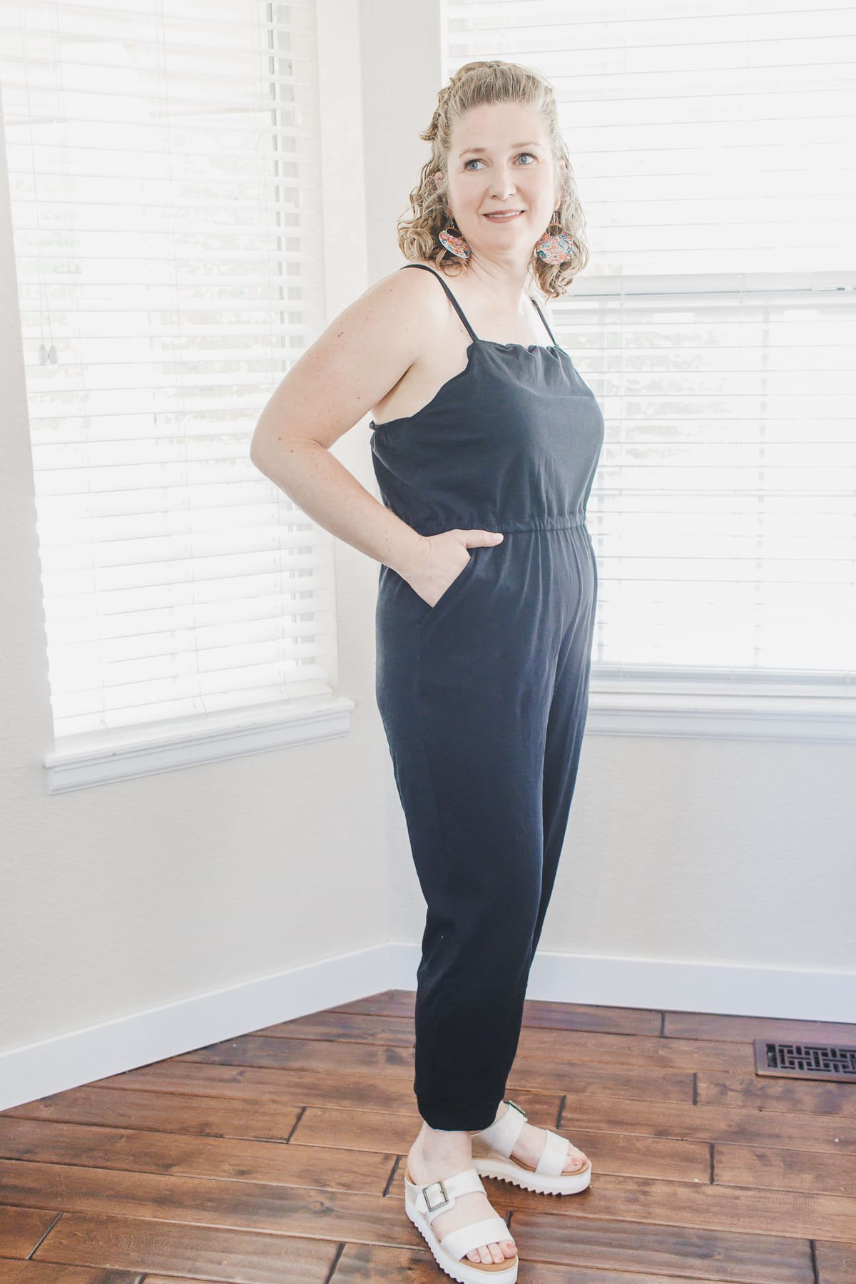 Womens knit romper free pattern xs-xxl - Life Sew Savory