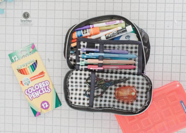 Zippered Pencil Pouch Free sewing pattern - Life Sew Savory