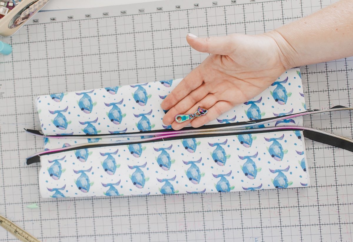 Boxy Side Zip Pouch tutorial - Life Sew Savory