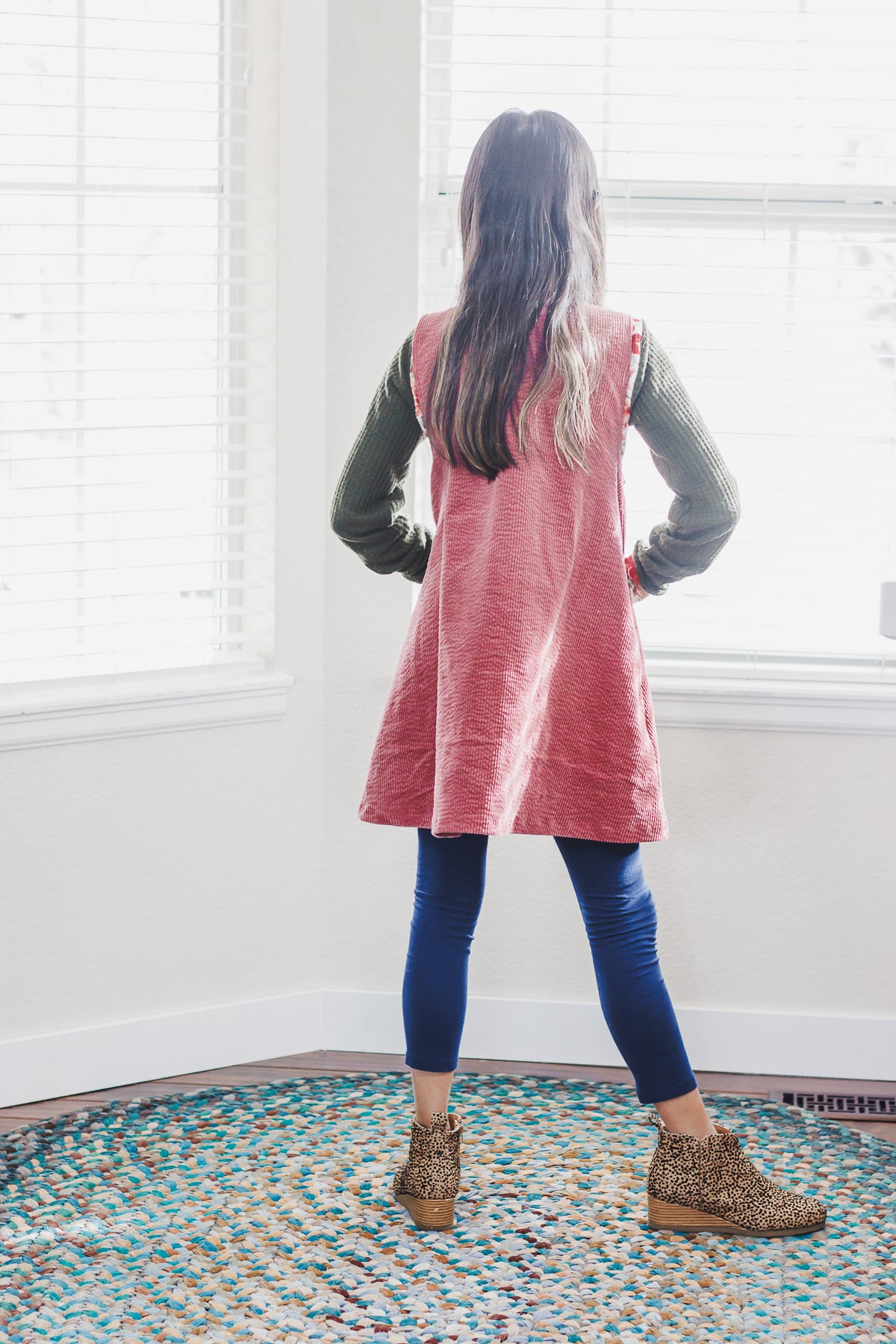Corduroy jumper free pdf pattern for kids - Life Sew Savory