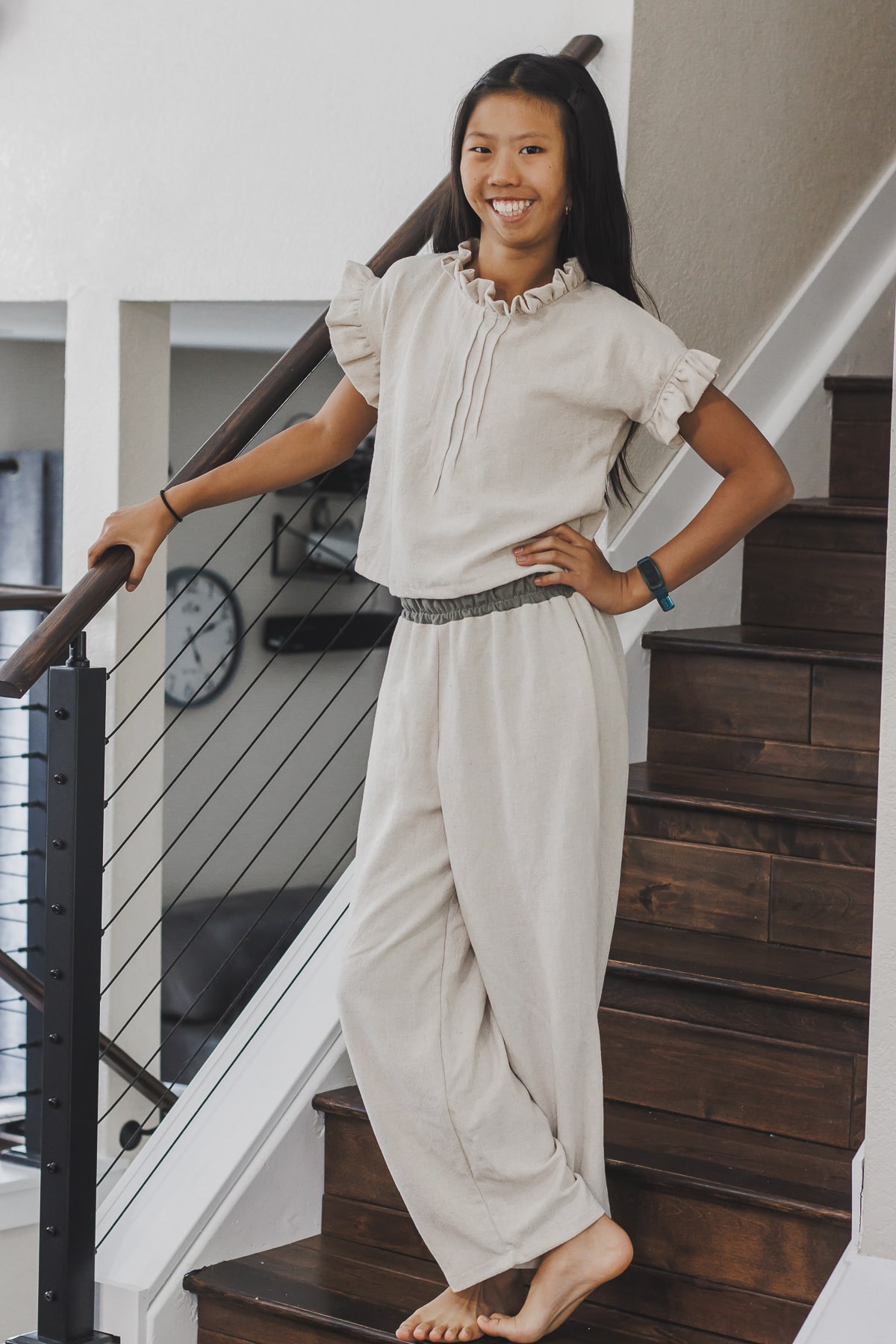 Linen summer set free patterns and tutorial - Life Sew Savory